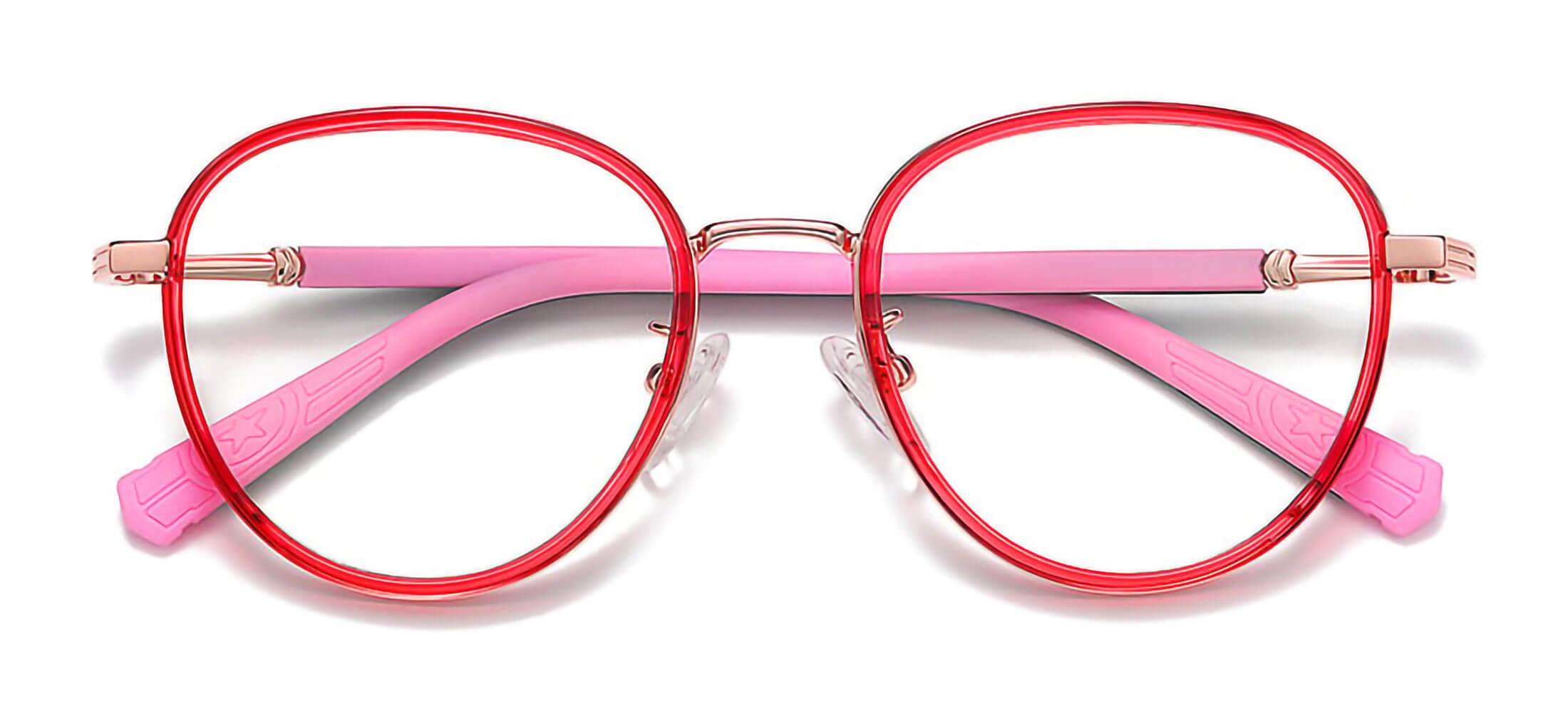 Shop Jolly Oval Eyeglasses With Anti-Blue Light Lens Vibrant Shades
