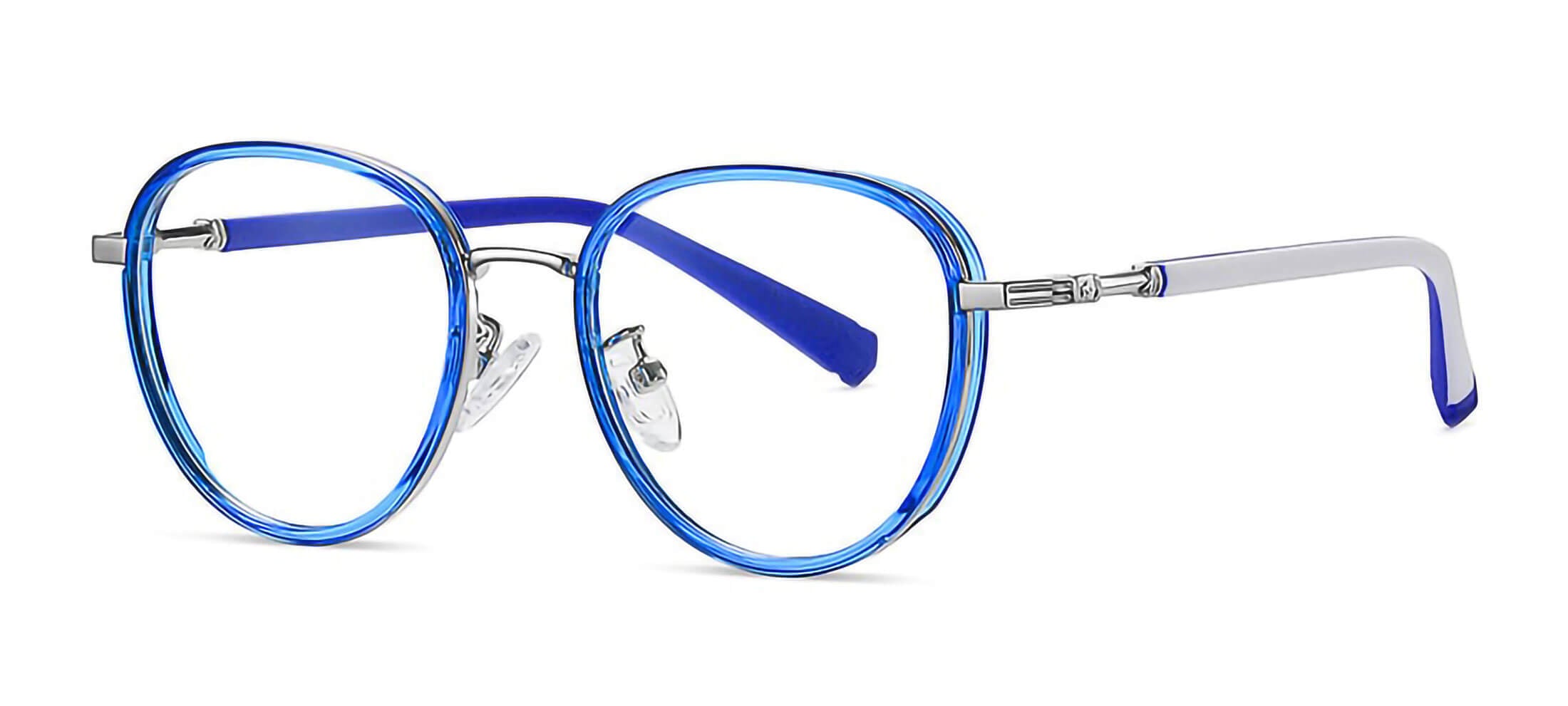 Shop Jolly Oval Eyeglasses With Anti-Blue Light Lens Vibrant Shades