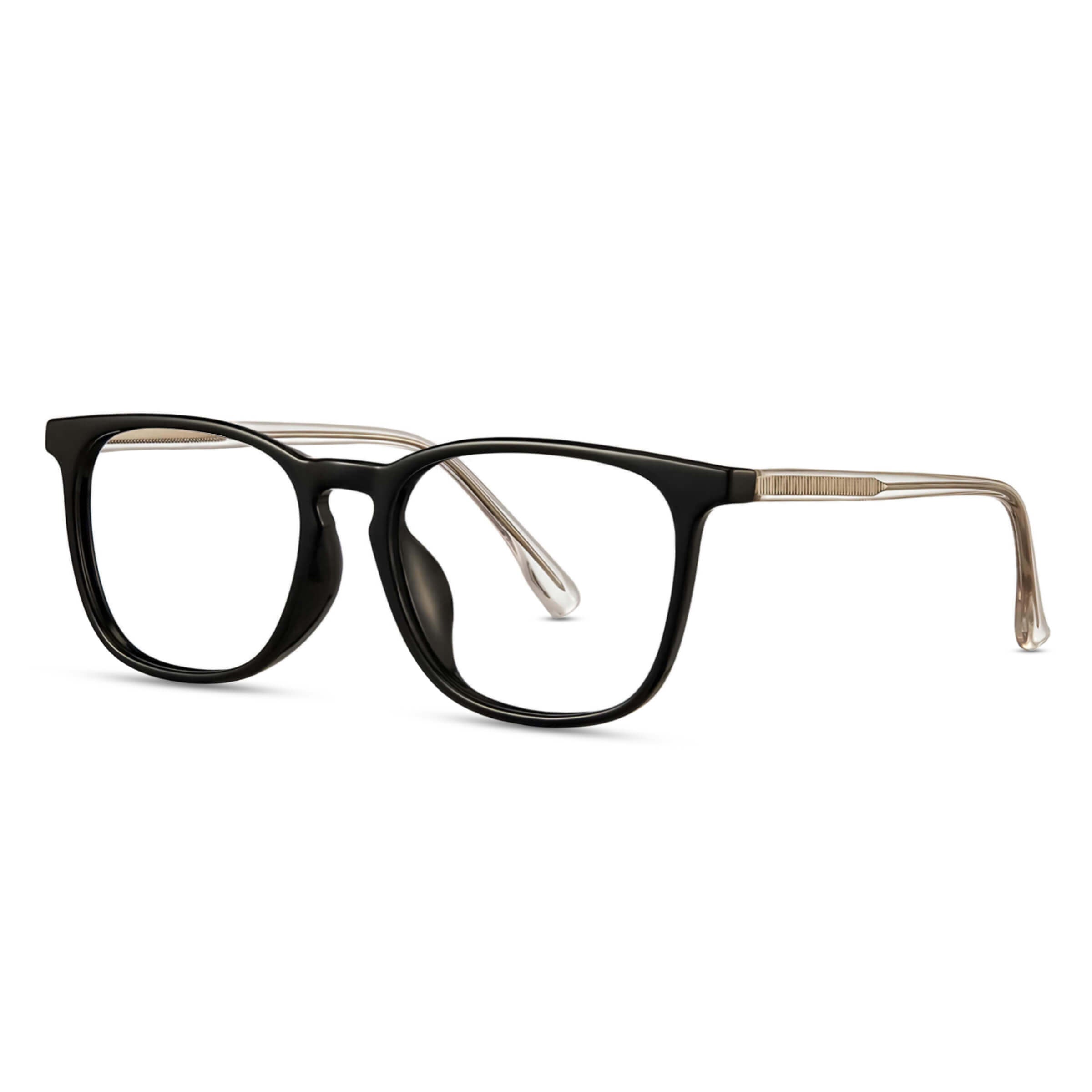 Square Acetate, TR Mixed material, Full-Rim Eyeglasses | Prescription ...