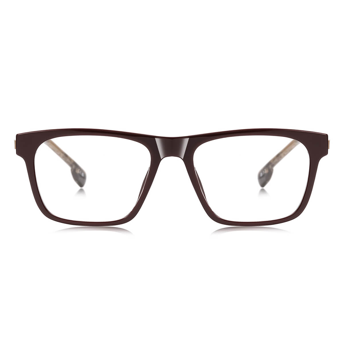 Rumi Rectangle Glasses – Mixed Material Frame with Petite Fit & Unisex ...