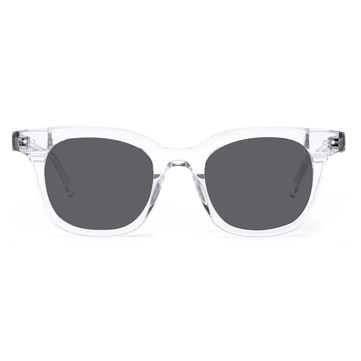 Straton Sunglasses – Square Acetate Frame with Stud Accents in Rx and ...